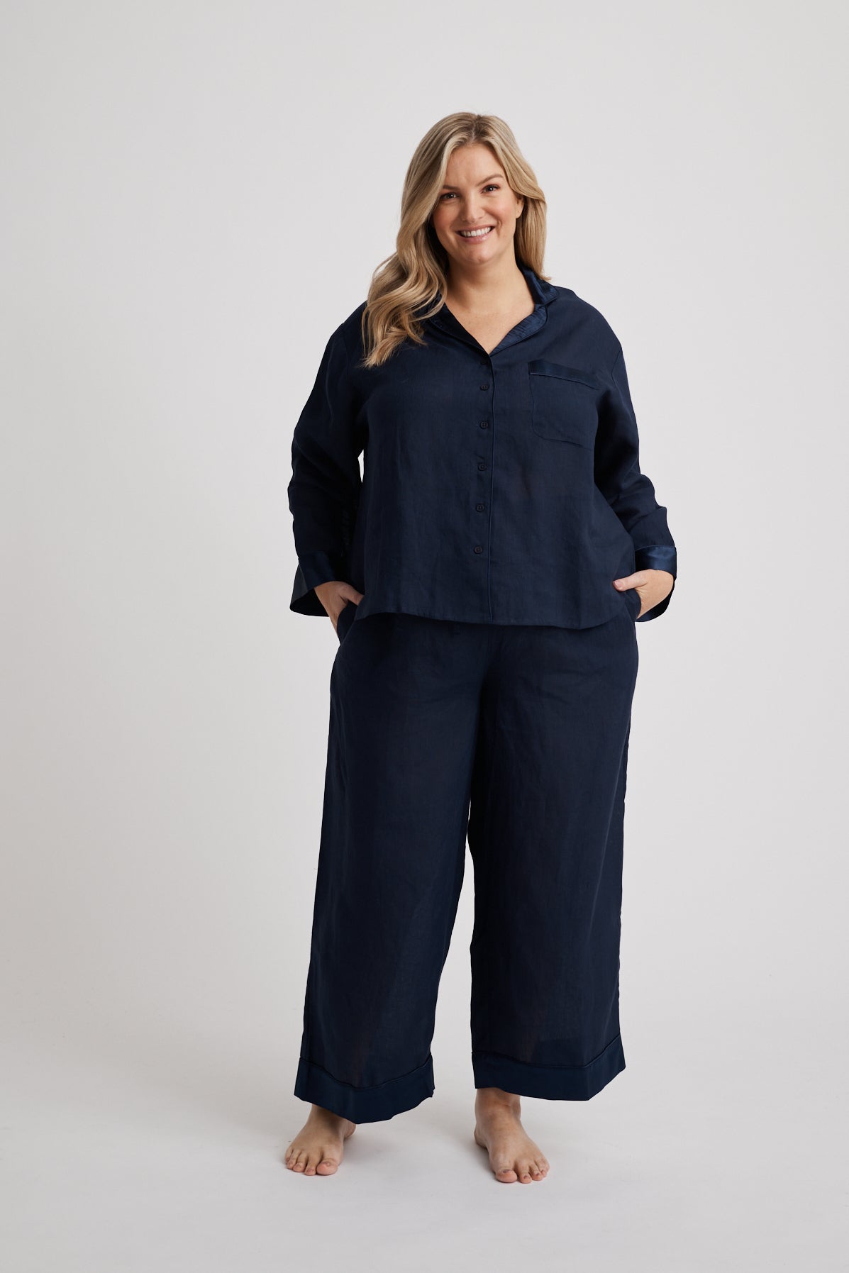 Hank & Hera - Hera - Pajama Set - Long - Navy – SISU & FINN